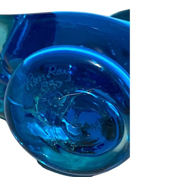 Ron Ray | Accents | Vintage Art Glass Bluebird Of Happiness Figurine ...